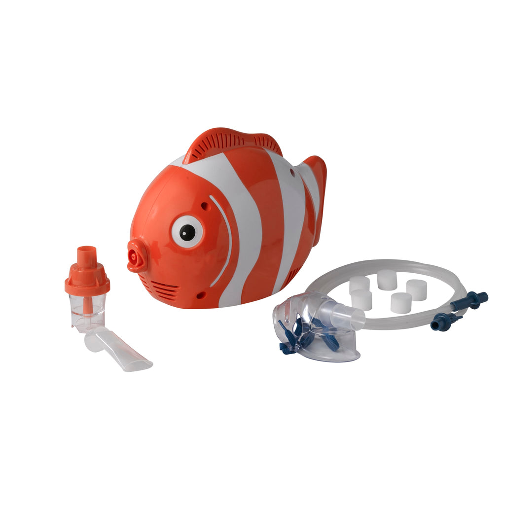 Pediatric Fish Compressor Nebulizer with Disposable Neb Kit ...